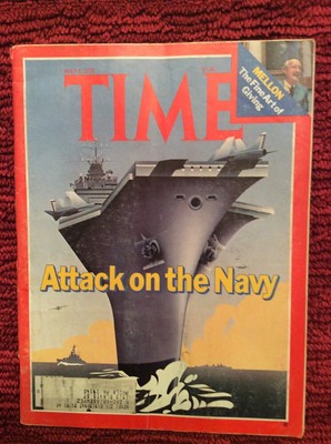 TIME MAGAZINE PRESIDENT JIMMY CARTER NAVY UNDER ATTACK MAY 8 1978 VERY ...