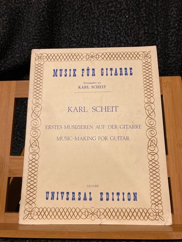 Karl Scheit Premier livre de musique partition guitare Universal UE ...
