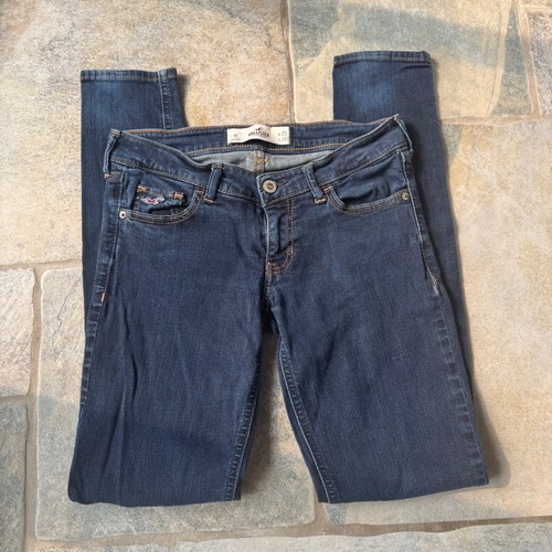 Y2K Hollister Low Rise Slim Jeans Size 1 Stretch Dark Wash 00s ...