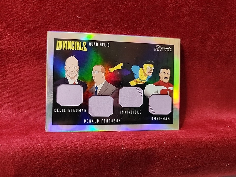Invincible Keepsake Card Quad Relic Comic Patch #543 Omni Man Plus 10 ...