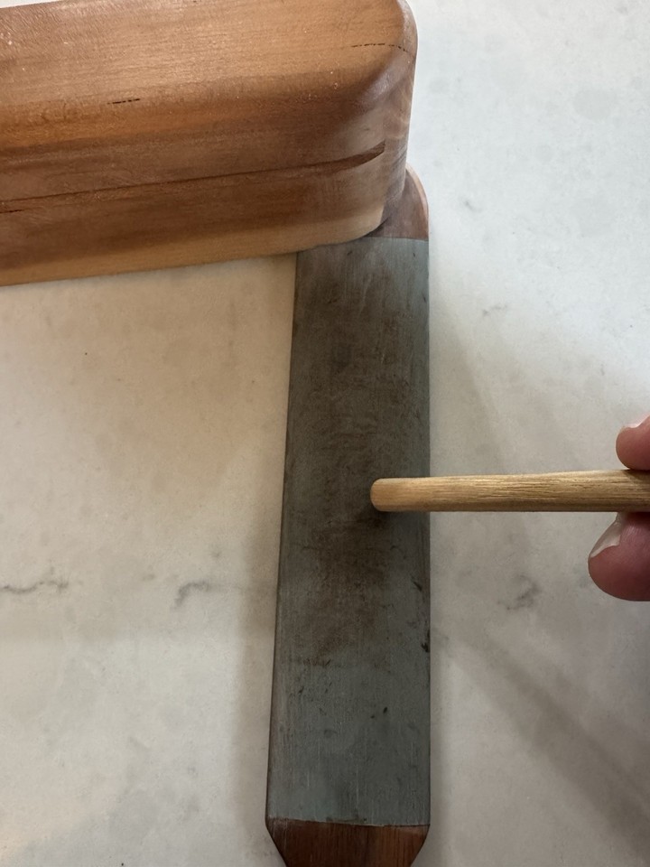 Vintage Rare Unmarked Turkey Call Box Call Kicking Bird ? Slate On Btm ...