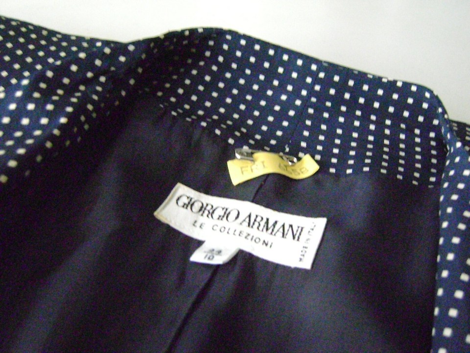VTG 90s Giorgio Armani Le Collezioni Silk Dress Shorts Suit - Size 42 / ...