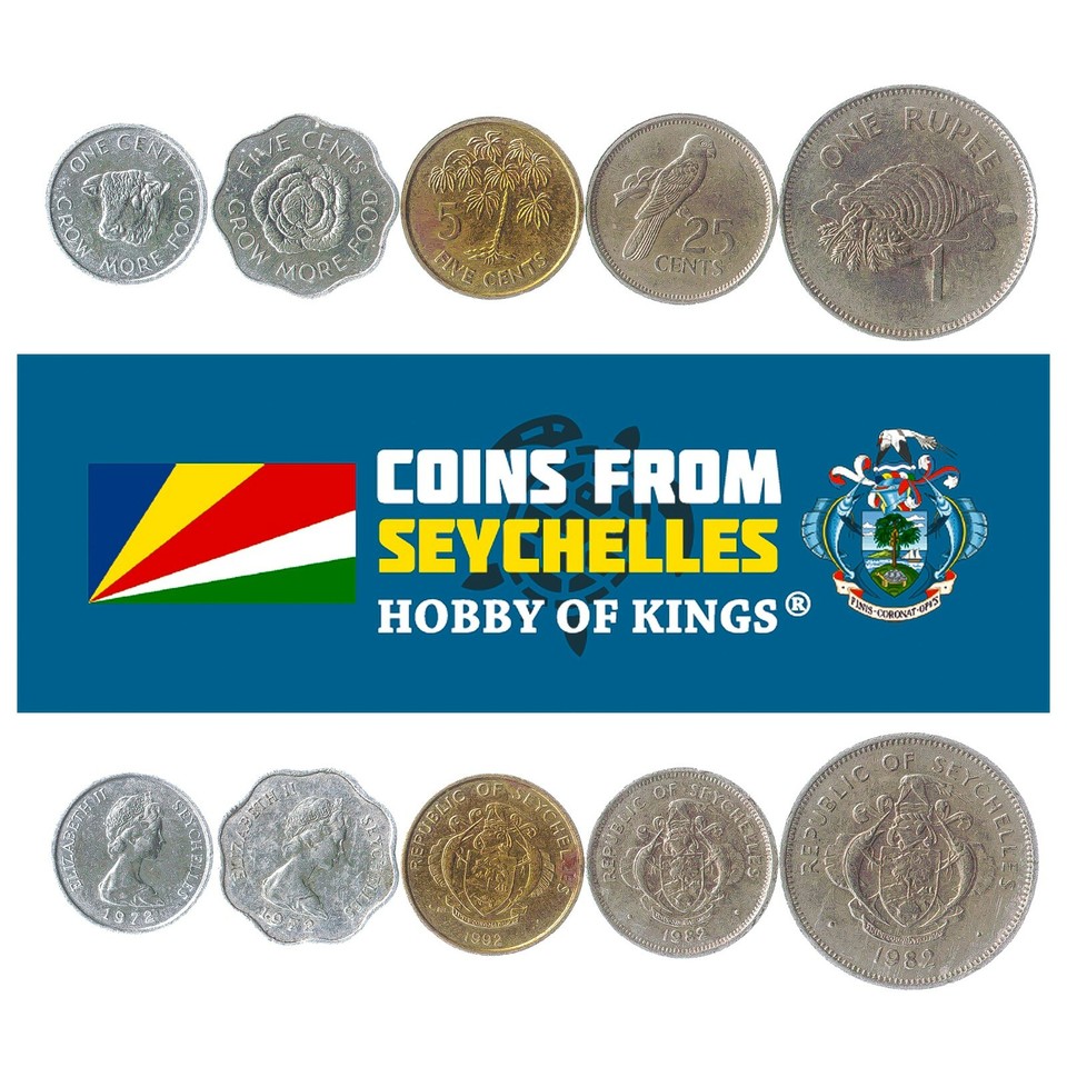 5 DIFFERENT COINS FROM AFRICAN COUNTRIES. AFRICAN MONEY, CURRENCY ...