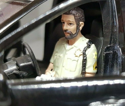 USA Sheriff Police Highway Patrol Figures 2x Pair Car Diorama G LGB 1: ...