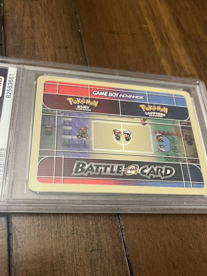 PSA Nutpea Berry Pokemon Ruby Sapphire Battle Card E Reader ENG GBA ...