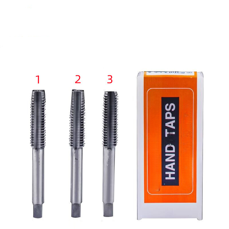 3 Piece Metric M2~M42 Tap Sets HSS Tap Includes Taper, Second & Plug ...