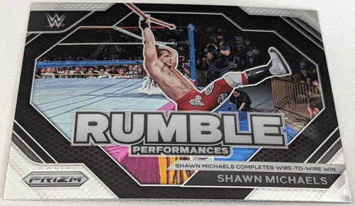Shawn Michaels 2024 Panini Prizm WWE Rumble Performances Insert #13 | eBay