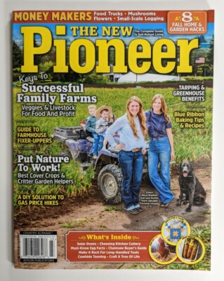 The New Pioneer Magazine Country Almanac Fall 2022 Farming Kitchen ...
