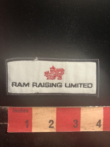 Vtg RAM RAISING UNLIMITED Advertising Patch 90RD | eBay