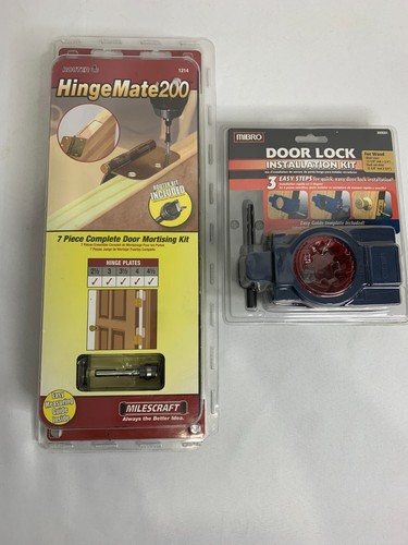 Milescraft Router Hingemate 200 and 300681 Door Lock / Deadbolt Install ...