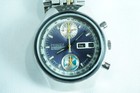 CITIZEN BLUE SILVER 4-901037TA FLYBLACK 67-9038 CHRONOGRAPH AUTO JAPAN ...