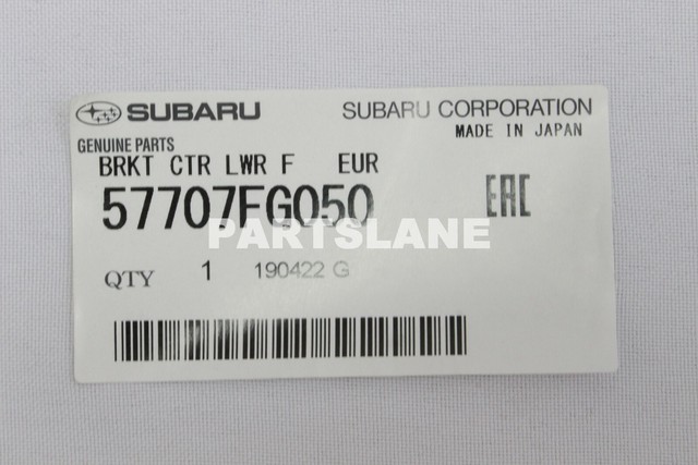 Subaru Impreza Gr GH Crossbeam Bumper Front Bottom 57707FG050 for sale ...