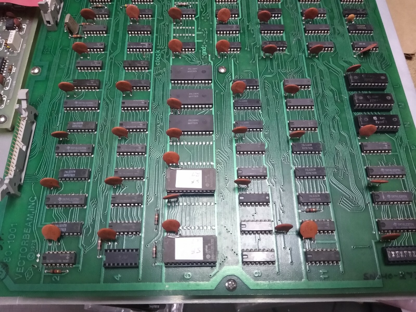 SPEED FREAK - 1978 Vectorbeam - Rebuilt Working non-JAMMA Arcade PCB w ...