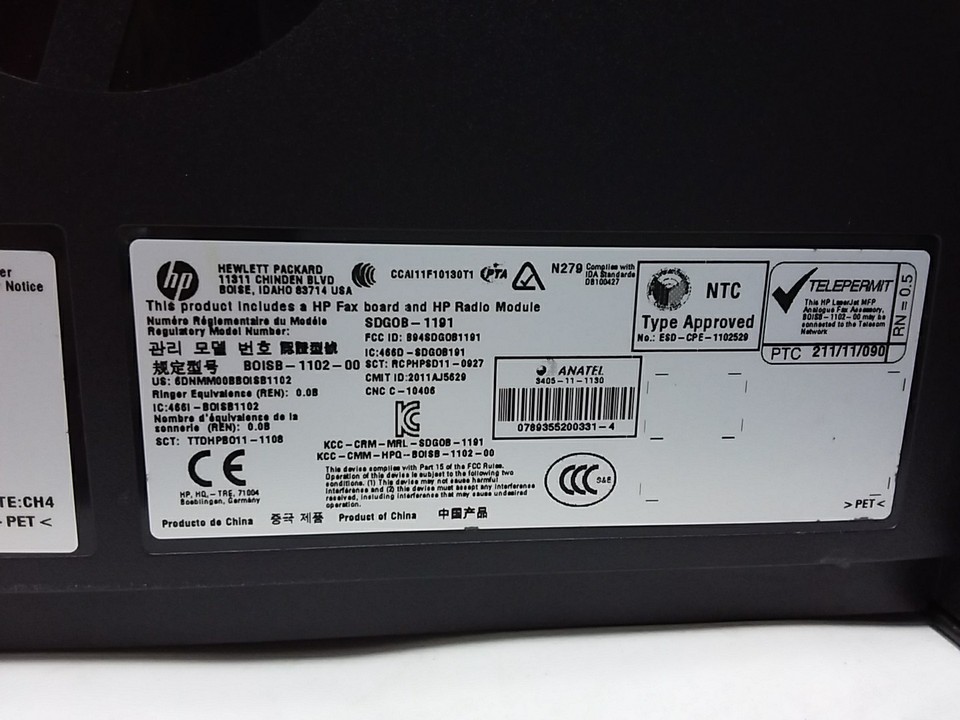 HP LaserJet Pro MFP M127FW All-In-One Monochrome Laser Printer With ...