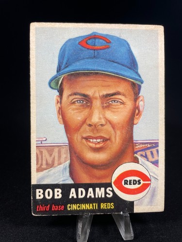 1953 Topps Baseball Bob Adams #152 Cincinnati Reds | eBay