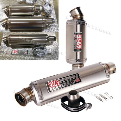 2" Universal Motorcycle Motorbike Exhaust Tip Slip-on Muffler Pipe 310 ...