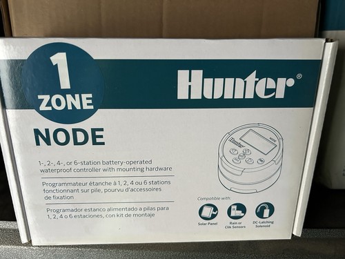 Hunter Node 100 Battery Controller for 1 Station DC Solenoid | eBay