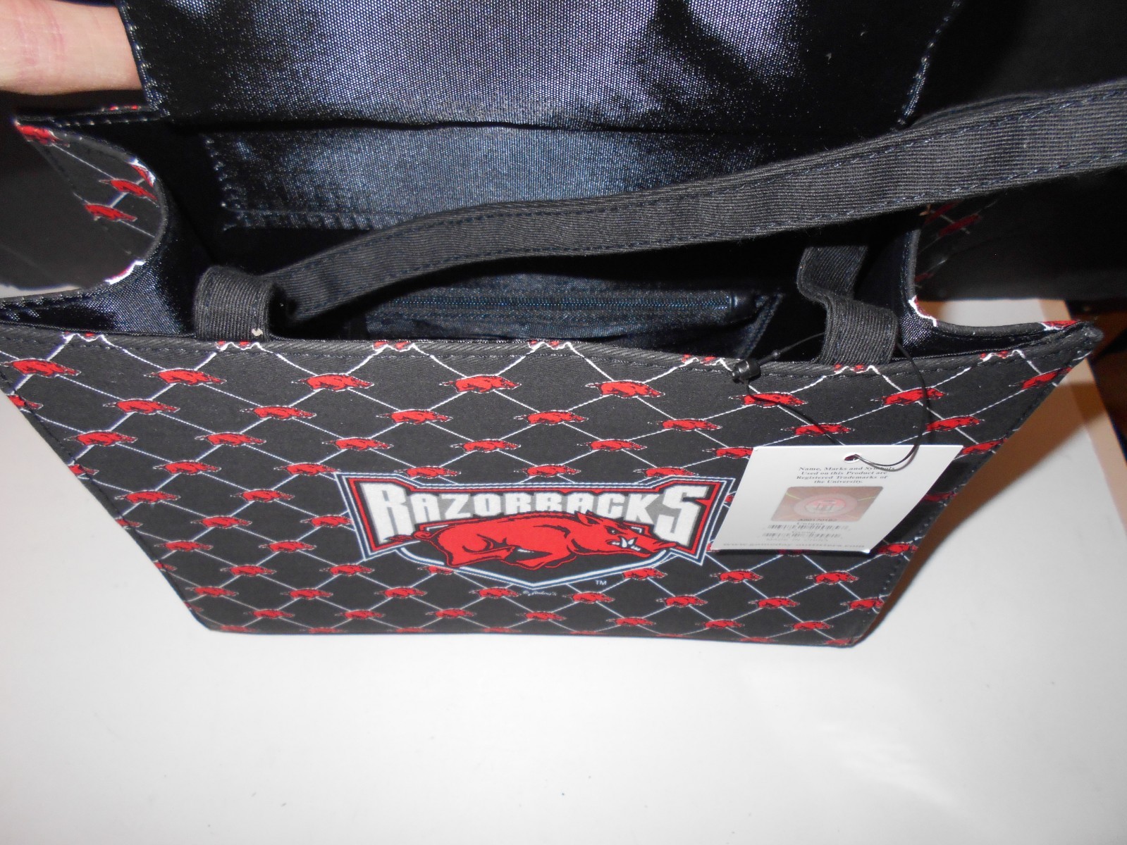 Arkansas Razorbacks Game Day Fashion Purse. 10-1/2" X 8-1/2". K-11 ...