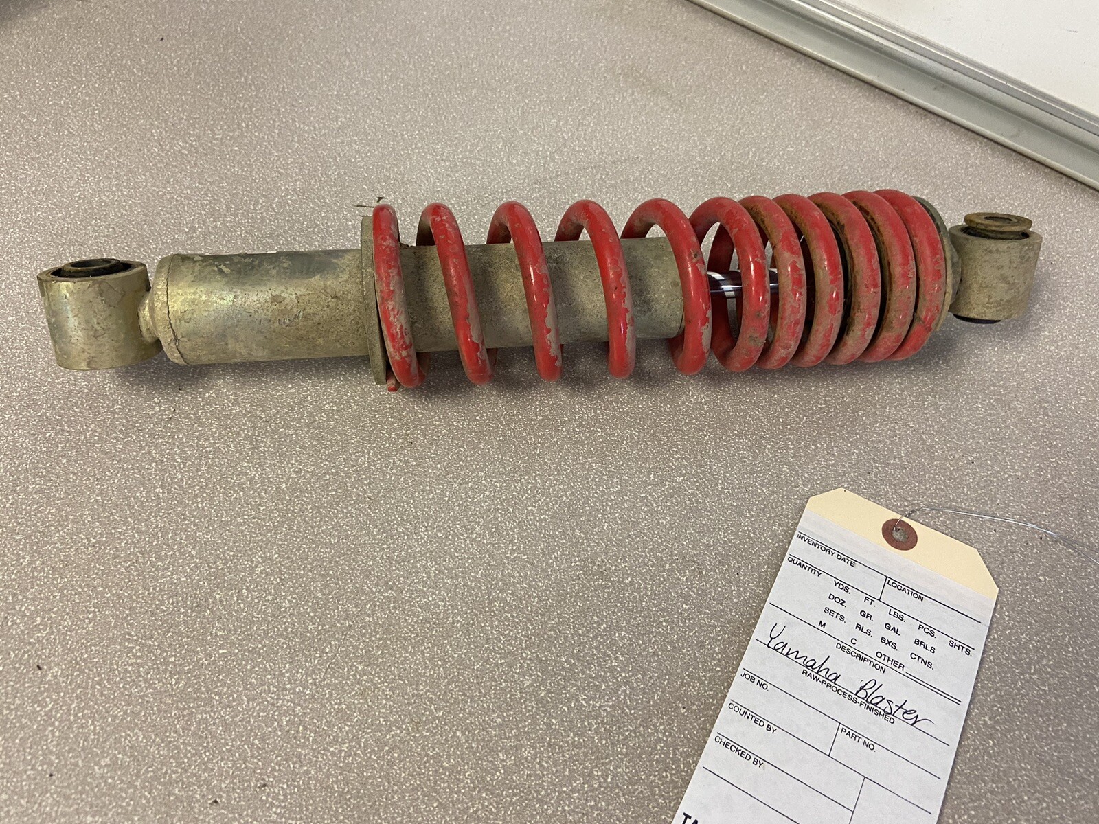 88-2006 YAMAHA BLASTER YFS200 200 REAR SUSPENSION SHOCK SPRING RED ...