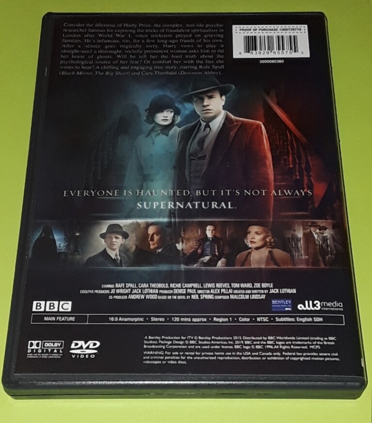 GHOST HUNTER DVD - HTF BBC Scary Supernatural TV Movie Horror Ghosts ...