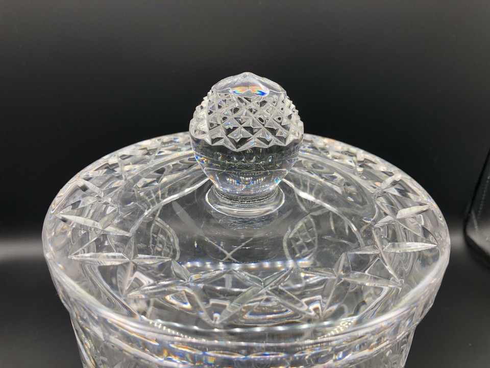 Rovelli Swiss Crystal Co. Tee Off Golf Crystal Ice Bucket Biscuit Jar w ...