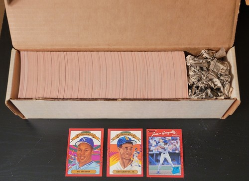 1990 DONRUSS BASEBALL COMPLETE SET - JUAN GONZALEZ RC & DIAMOND KINGS ...
