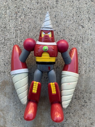 Mega Man Vintage 1995 DRILL MAN 5 inch Bandai Capcom Figure | eBay