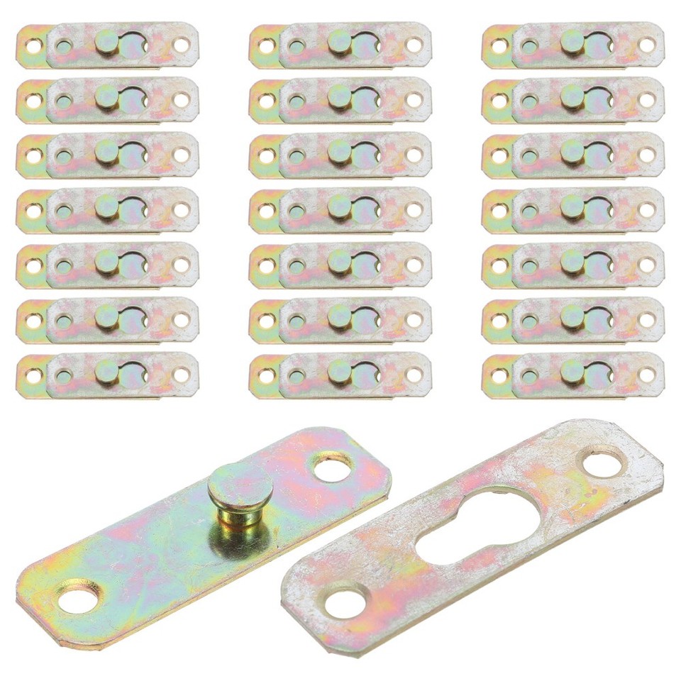24 Pairs Wall-mounted Hardware Photo Hanging Buckle Bracket Frame Clips ...