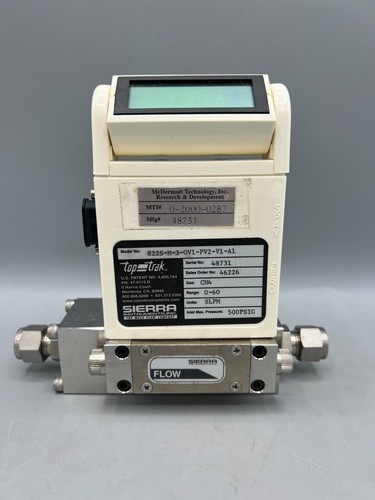 Sierra Instruments TopTrak Mass Flow Meter 822S-M-3-OV1-PV2-VA-A1 ...