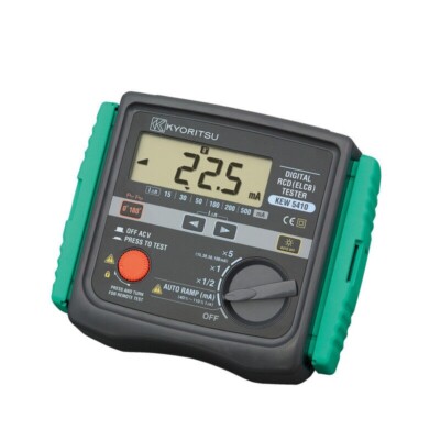 KYORITSU [KEW5410] RCD (ELCB) Tester Trip Time Auto-detection Earth ...