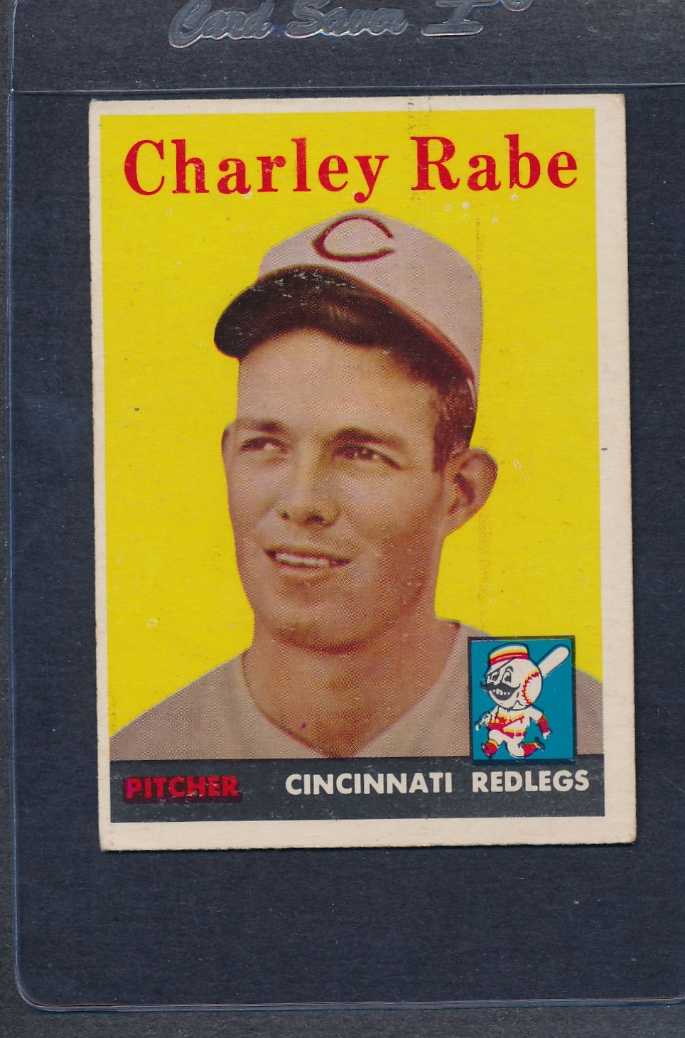 1958 Topps #376 Charley Rabe Reds EX *2813 | eBay