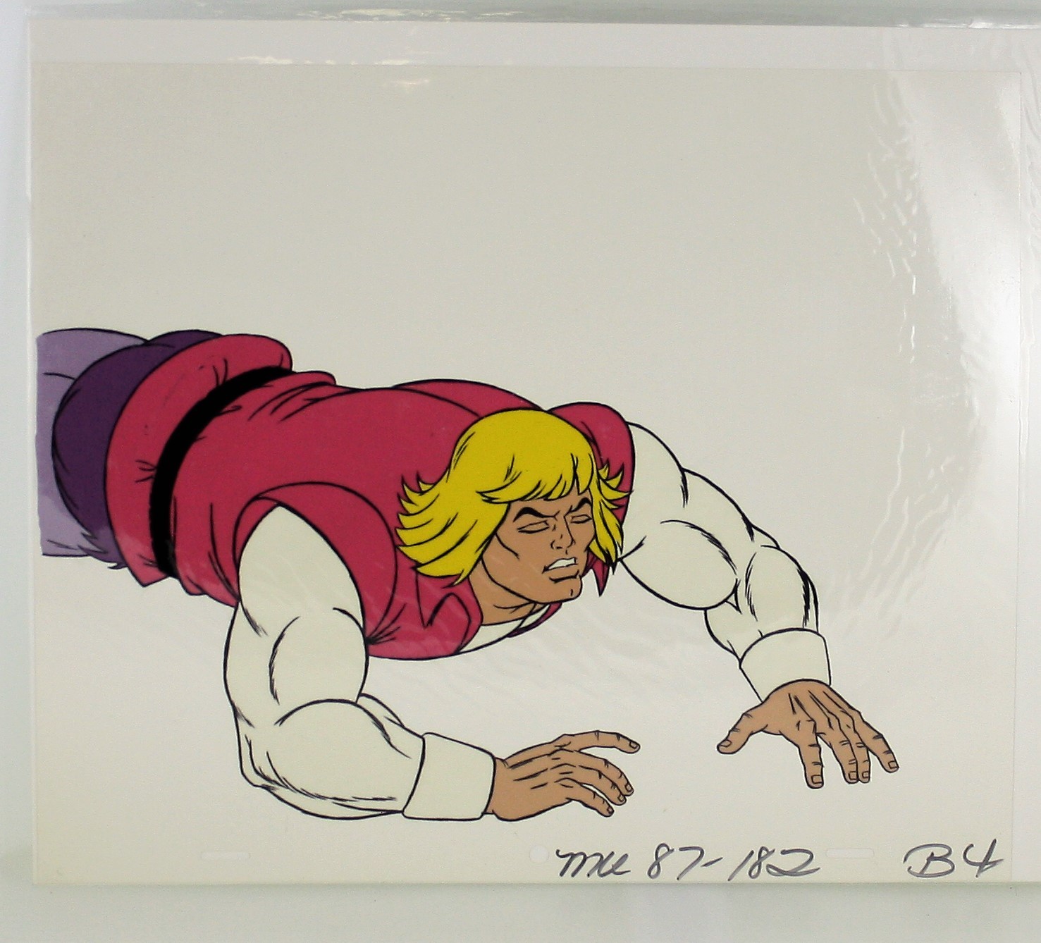He-Man Masters of the Universe Original Animation filmation Cel PRINCE ...