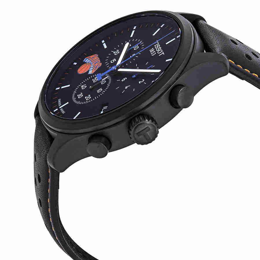 Tissot NBA Teams Special New York Knicks Chronograph Black Dial Men's Watch