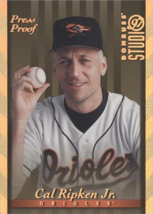1997 Donruss Studio - Cal Ripken #51 Press Proof Gold /500 for sale ...