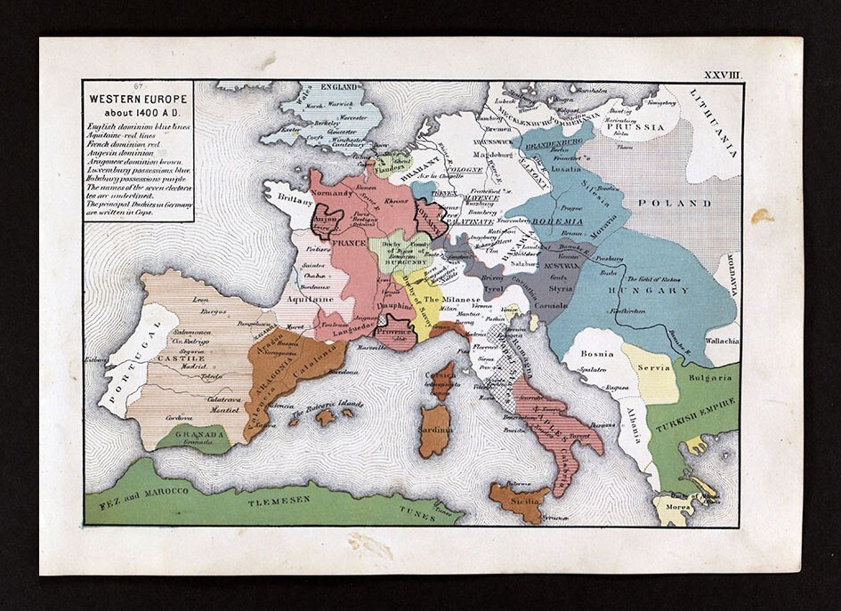Medieval Europe Map Medieval Europe Map Stock Illustrations – 1,175
