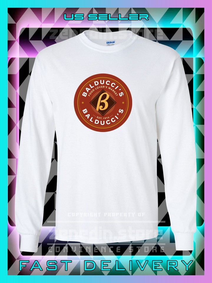New Balducci's grocery store Logo Men's Long Sleeve T-Shirt American ...