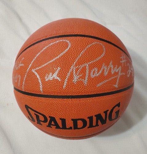 Rick Barry Golden State Warriors Signed Wilson NBA Basketball JSA COA ...