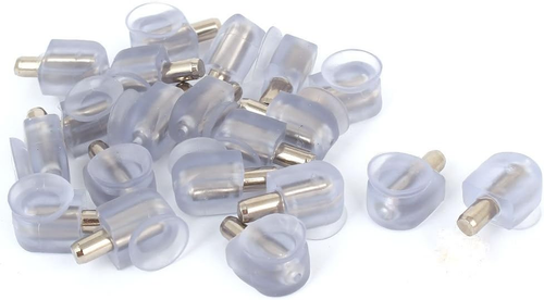 Furniture Glass Rubber Suction Cup Base Shelf Support Pin 5Mm Dia 20Pcs ...