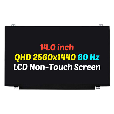 14" Screen for Lenovo Thinkpad T460P Series LCD Display QHD 2560*1440 ...