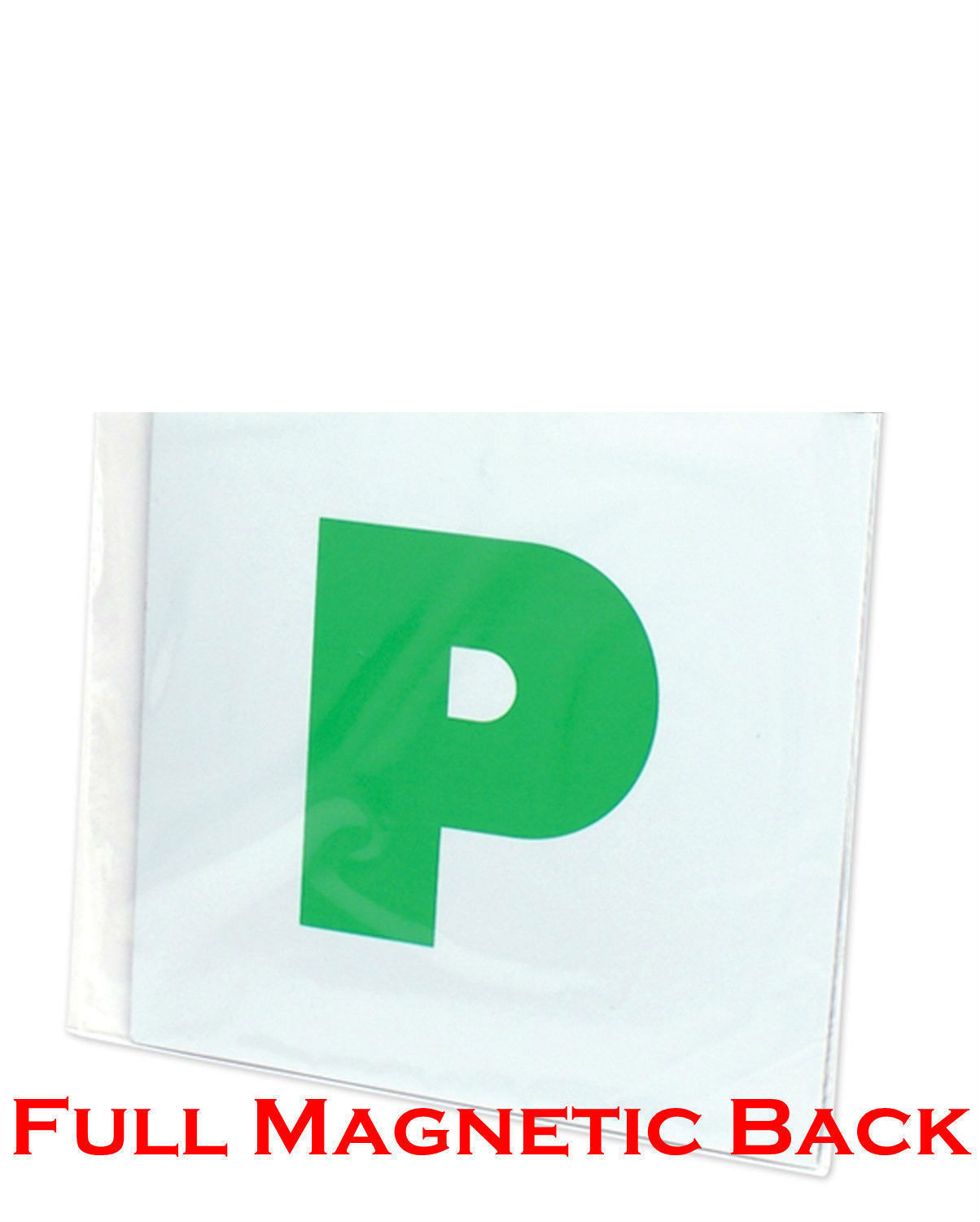 2 x MAGNETIC PASSED PASS NEW DRIVER GREEN P PLATE PLATES FOR CAR ...