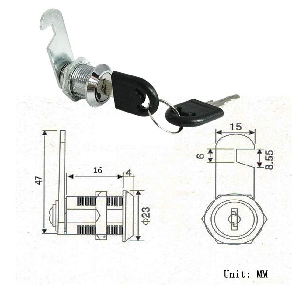 Universal Craftsman Tool Box Lock Chest Key Storage Truck Safe Cylinder ...