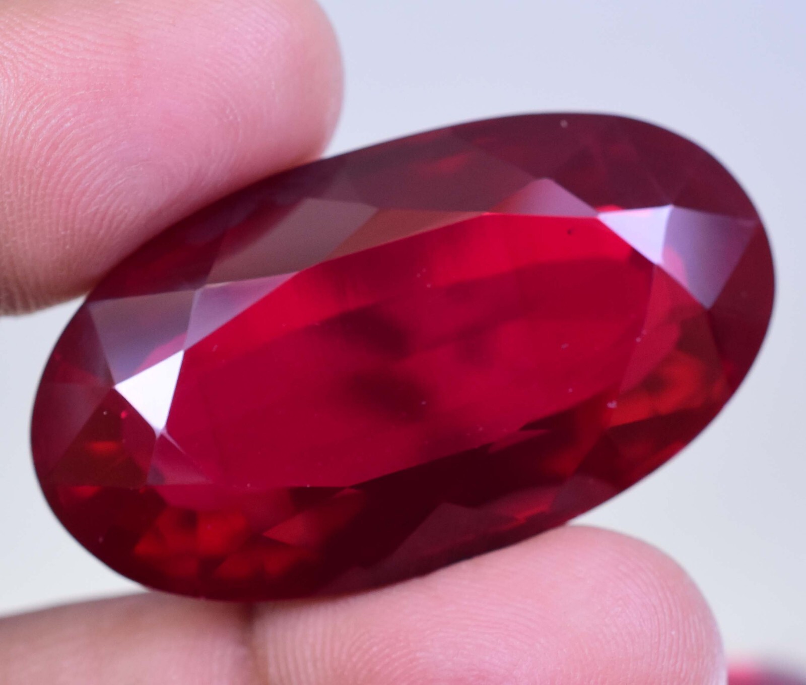 124.45 Ct Natural Blood Red Mozambique Ruby AGL CERTIFIED GIGANTIC ...