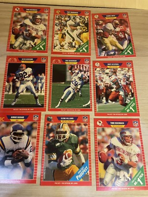 Lot of 9 NFL pro Set 1989 Football Cards | eBay