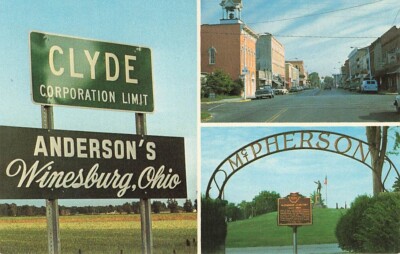 Postcard Signs Clyde Ohio | eBay