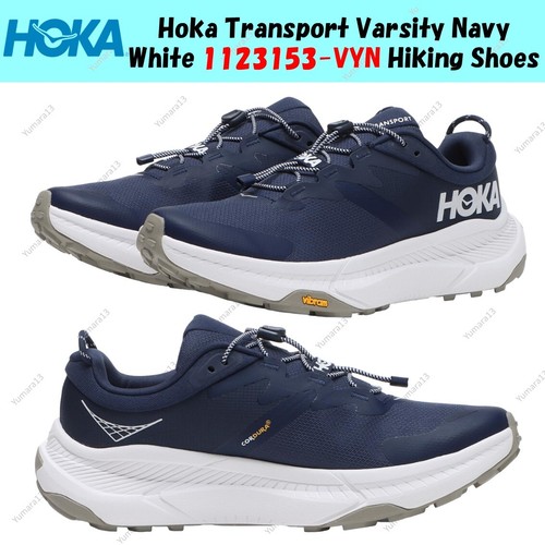 Hoka Transport Varsity Navy White 1123153-VYN Hiking Shoes Men's Size ...