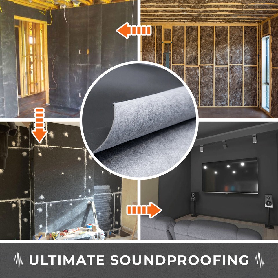 Mass Loaded Vinyl MLV50 Acoustic Membrane Soundproofing 5kg/m2 | eBay UK