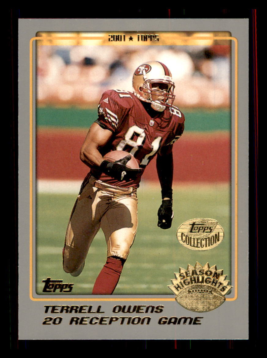 2001 Football 2001 Topps Terrell Owens San Francisco 49ers #281 1 | eBay