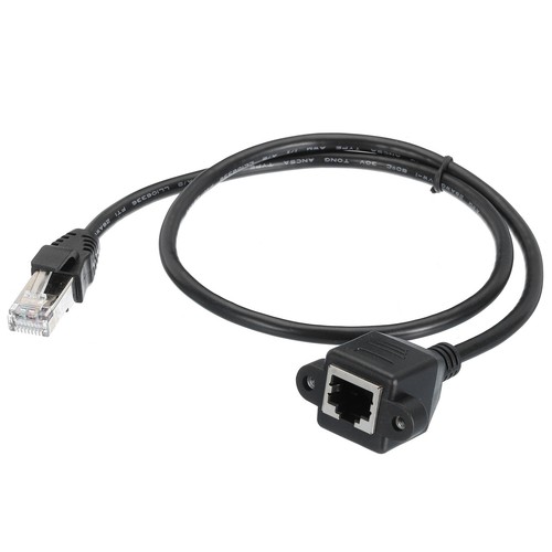 Male to Female 5e Network Cable Extension Wire M3 60CM Waterproof with ...