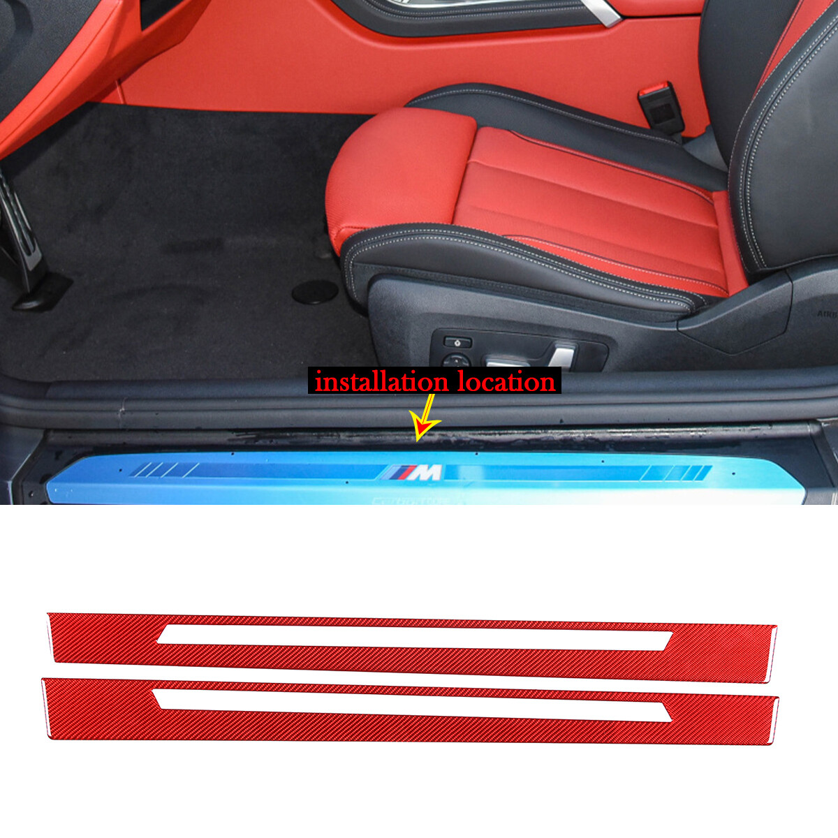 Door Sill Scuff Plate Guard Trim For BMW 8 Series G14 G15 840i M850i ...