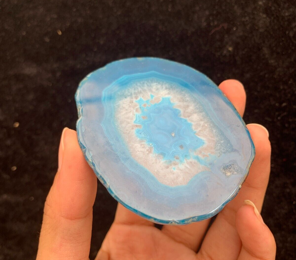 Rare natural agate slice rough stone landscape Geode Stone Agate Slices ...
